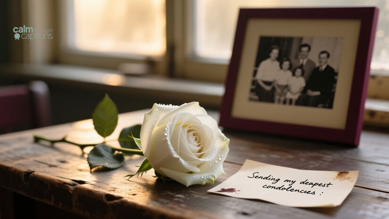 110+ Ways to Share Your Deepest Condolences with Loved Ones - calmcaptions