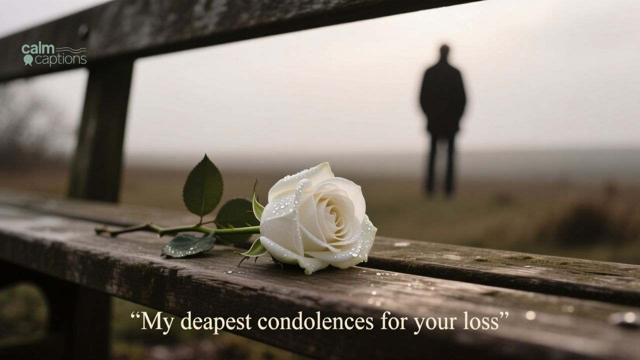 110+ Ways to Share Your Deepest Condolences with Loved Ones - calmcaptions